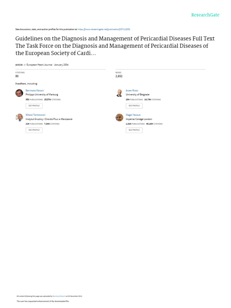 Guidelines On The Diagnosis and Management of Peri | PDF ...