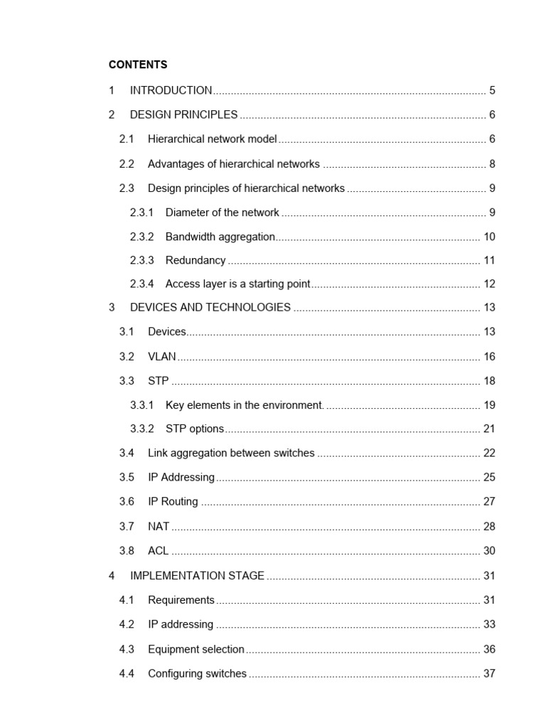 Network Design | PDF | Computer Network | Network Switch