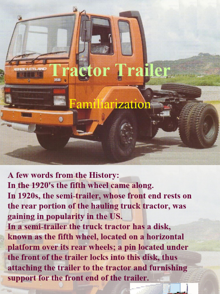 2.tractor Tralier | PDF | Semi Trailer Truck | Valve