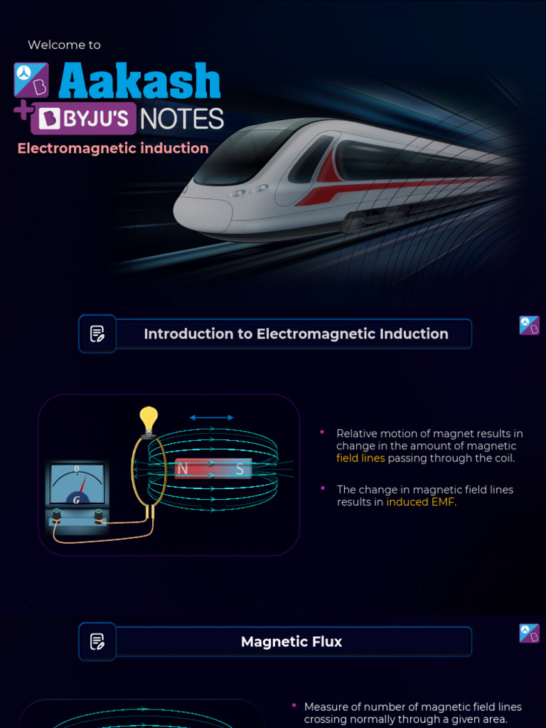 NEO - NEET - 12 - P1 - PHY - E - Electromagnetic Induction - 7 - 211 | PDF | Electromagnetic ...