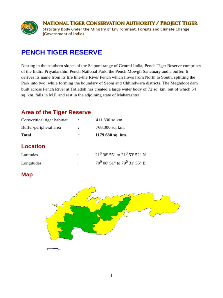 pench-mp | PDF | Environmental Conservation | Natural Environment