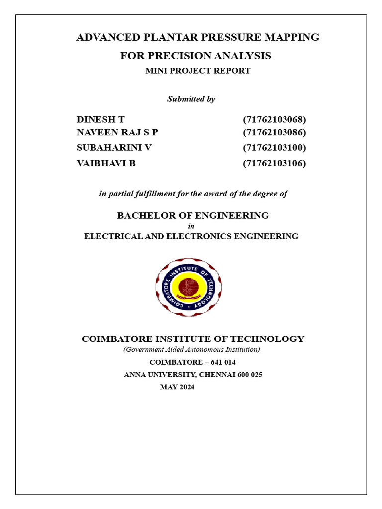 Miniproject Report 068 | PDF | Simulation | Arduino