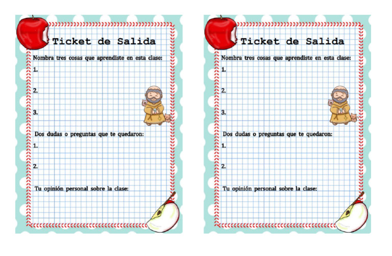 Ticket de Salida 321 | PDF