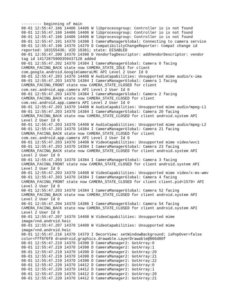 Log Cat 1722497147138 | PDF | Computing Platforms | Operating System ...