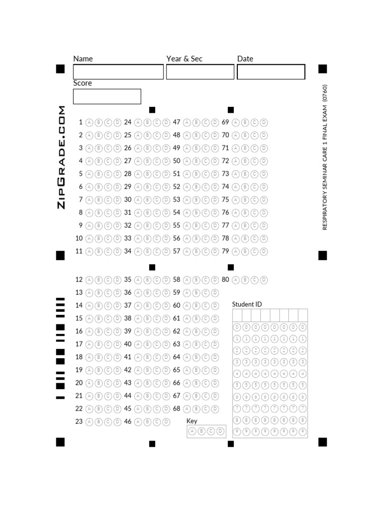 Rcs1 Final Ans Sheet | PDF