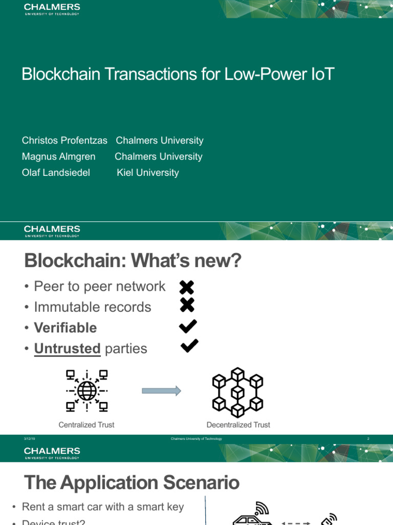Christos IoT Blockchain | PDF | Internet Of Things | Information And Communications Technology