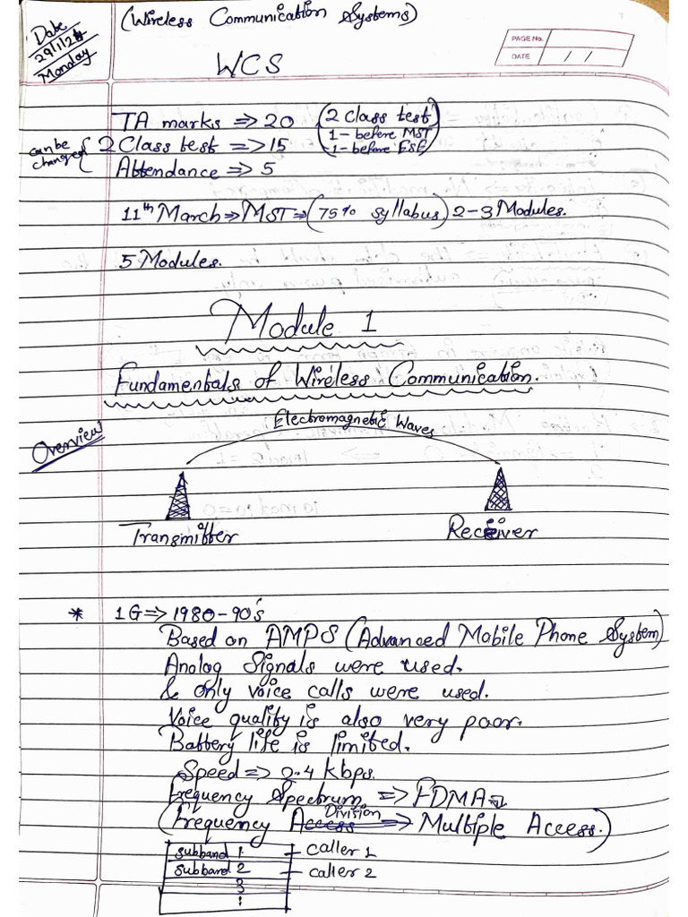 WCS Notes | PDF