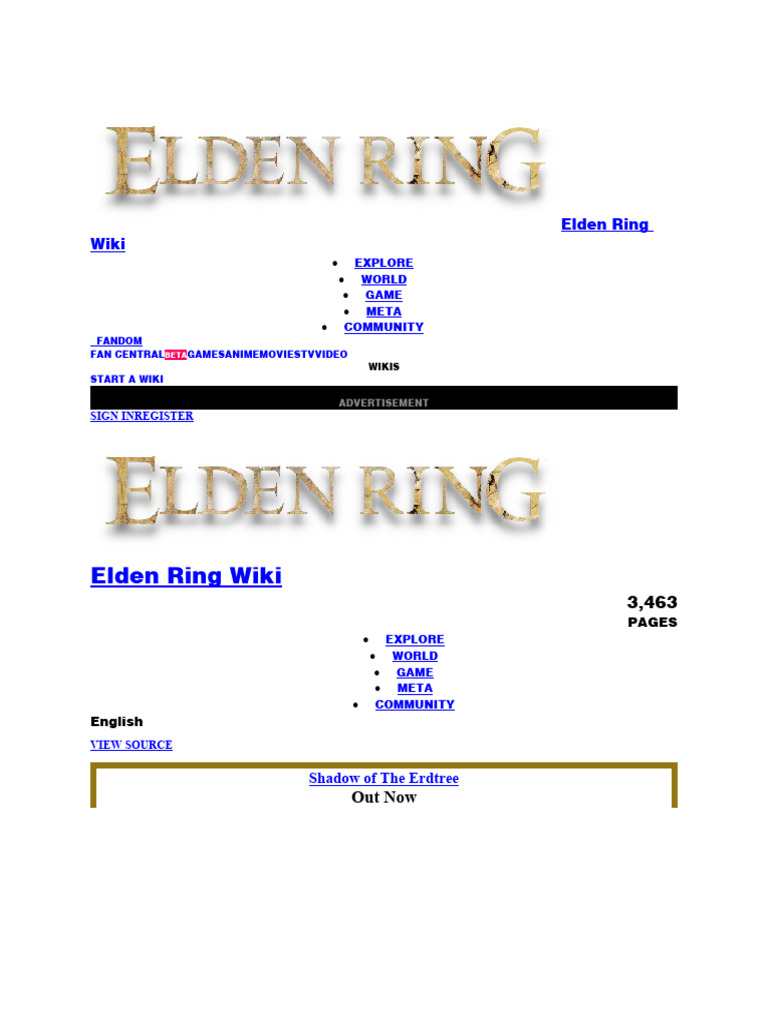 Elden Ring Wiki | PDF