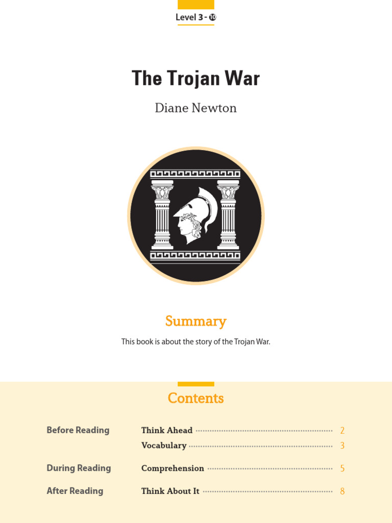Trojan War-Extra Activity | PDF | Paris (Mythology) | Helen Of Troy