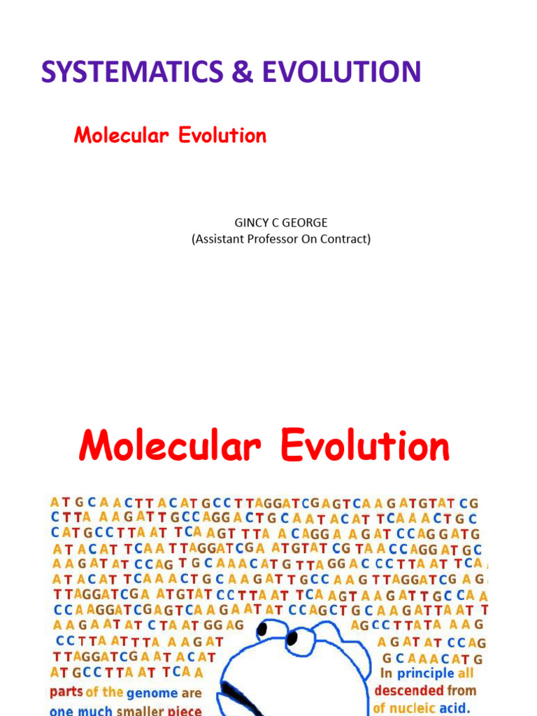 Systematics & Evolution | PDF | Gene | Evolution