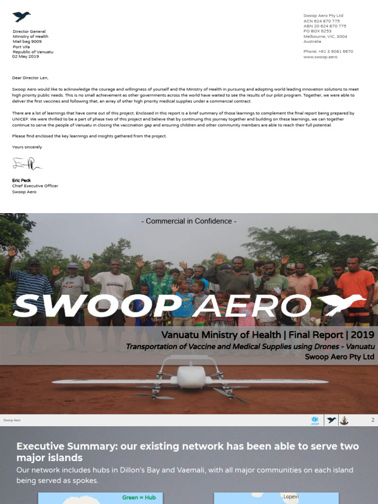 Reference 3.7. Project Final Report - SWOOP AERO | PDF | Logistics ...