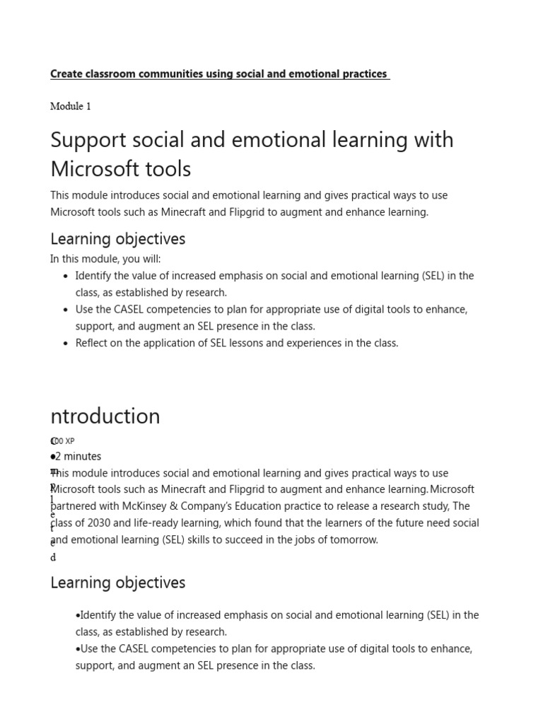Create Classroom Communities Using Social and Emotional Practices | PDF ...