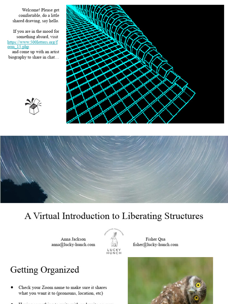 26 Virtual Introduction To Liberating Structures (1 April 2022) | PDF ...