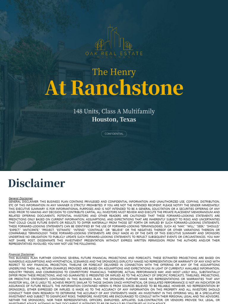 OM - Henry at Ranchstone Final Version | PDF | Cost Of Living | Real ...