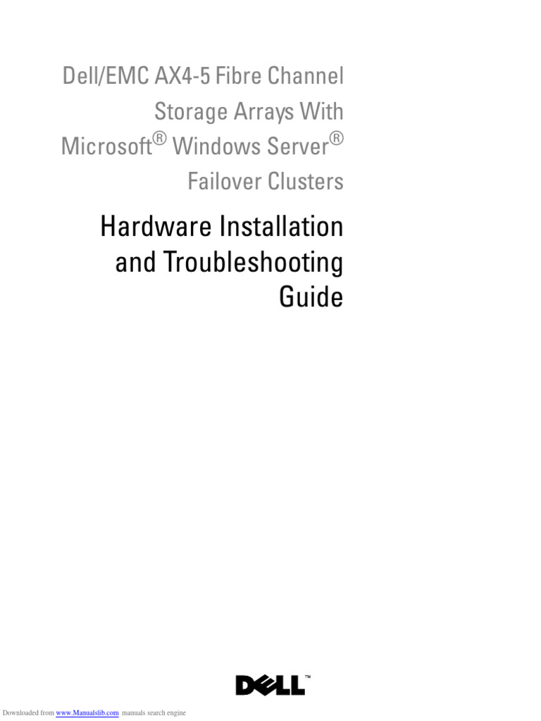 5 - Clarion - HW N Troubleshoot Guide | PDF | Computer Cluster | Computer Network