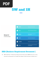 BRD Vs FRD Vs FSD | PDF | System | Computing