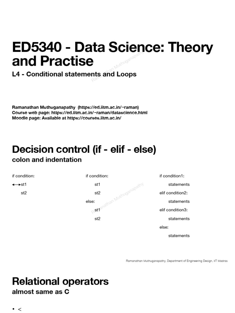 L4 Conditional Loops | PDF | Computer Programming