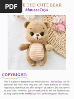 Elya The Crochet Bunny Amigurumi Free Pattern | PDF | Crochet | Stuffed ...