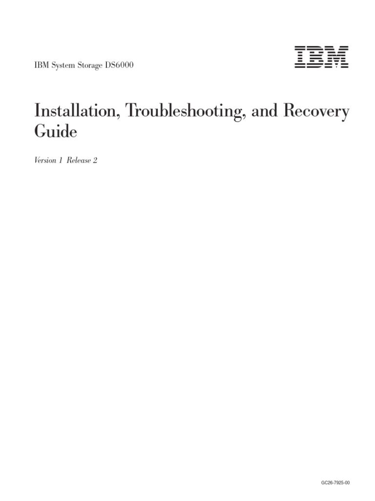 ds6000installation_troubleshooting_and_recovery_guide | PDF | Command Line Interface | Computer ...