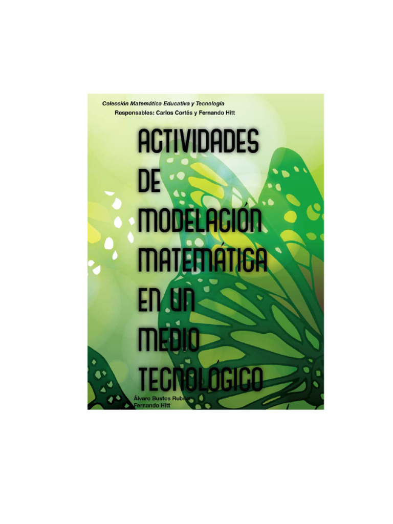 Actividades de Modelacion Matematica | PDF | Maestros | Enseñando