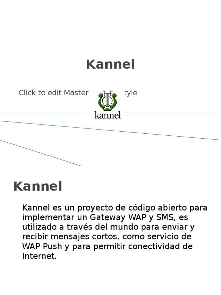 Kannel: Implementación de WAP Push y SQLBox | PDF | Servicio de ...