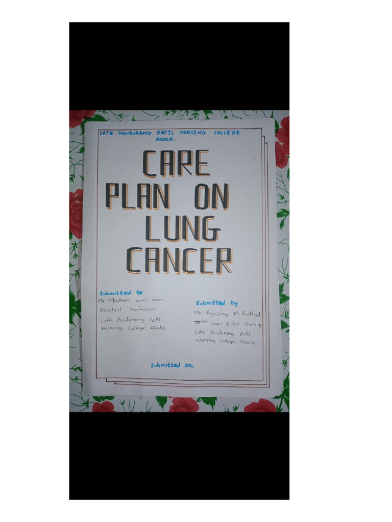 Care Plan - Lung Cancer 3rd Yr | PDF
