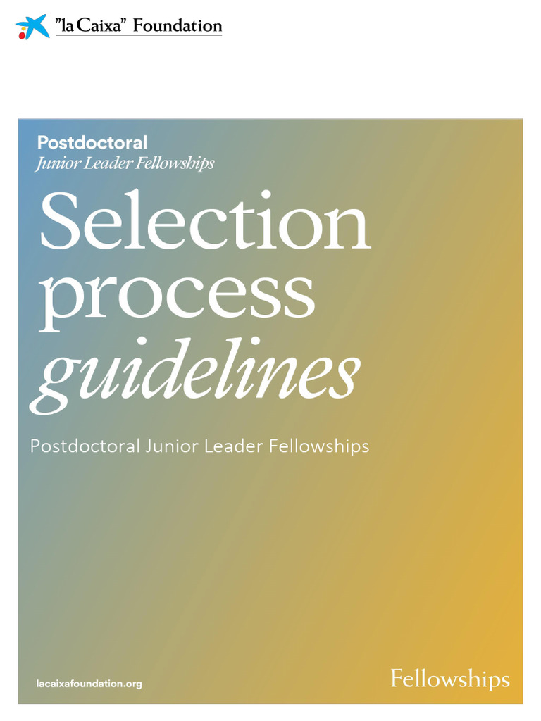 Junior Leader Selection Process Guidelines | PDF | Evaluation | Expert