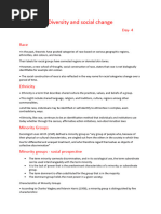 Comprehensive List of Minority Groups | PDF