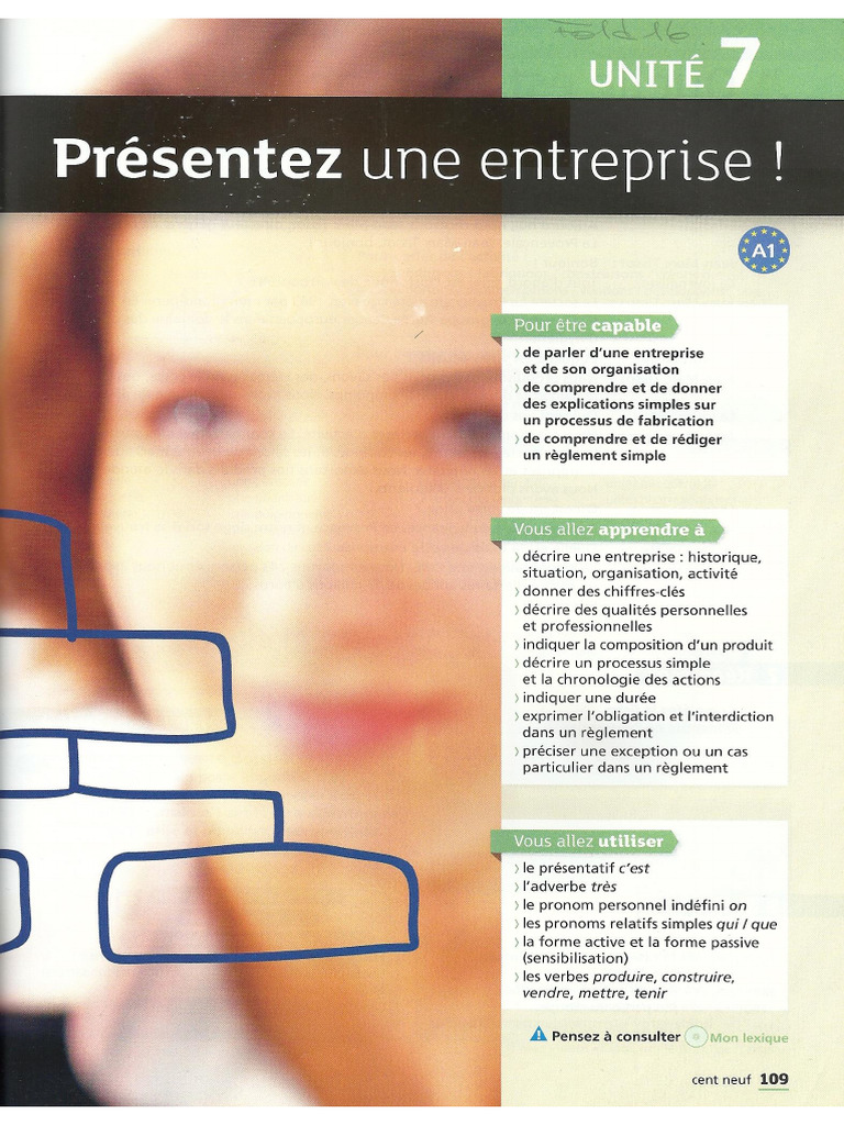 Obj Exp 1 Unité 7 | PDF