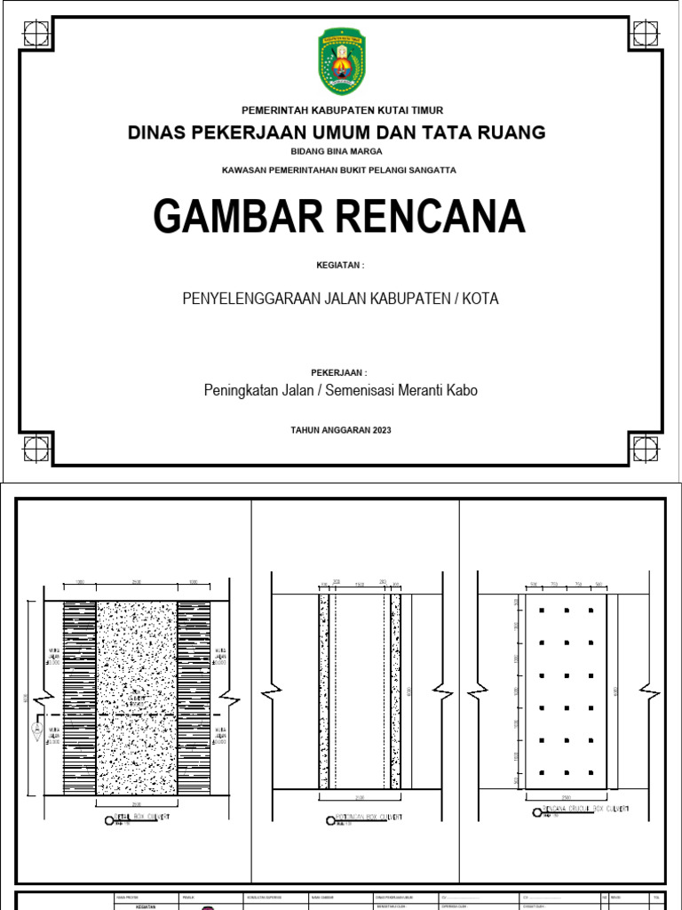 DED Box Culvert Jalan Meranti Kabo Rev3 | PDF