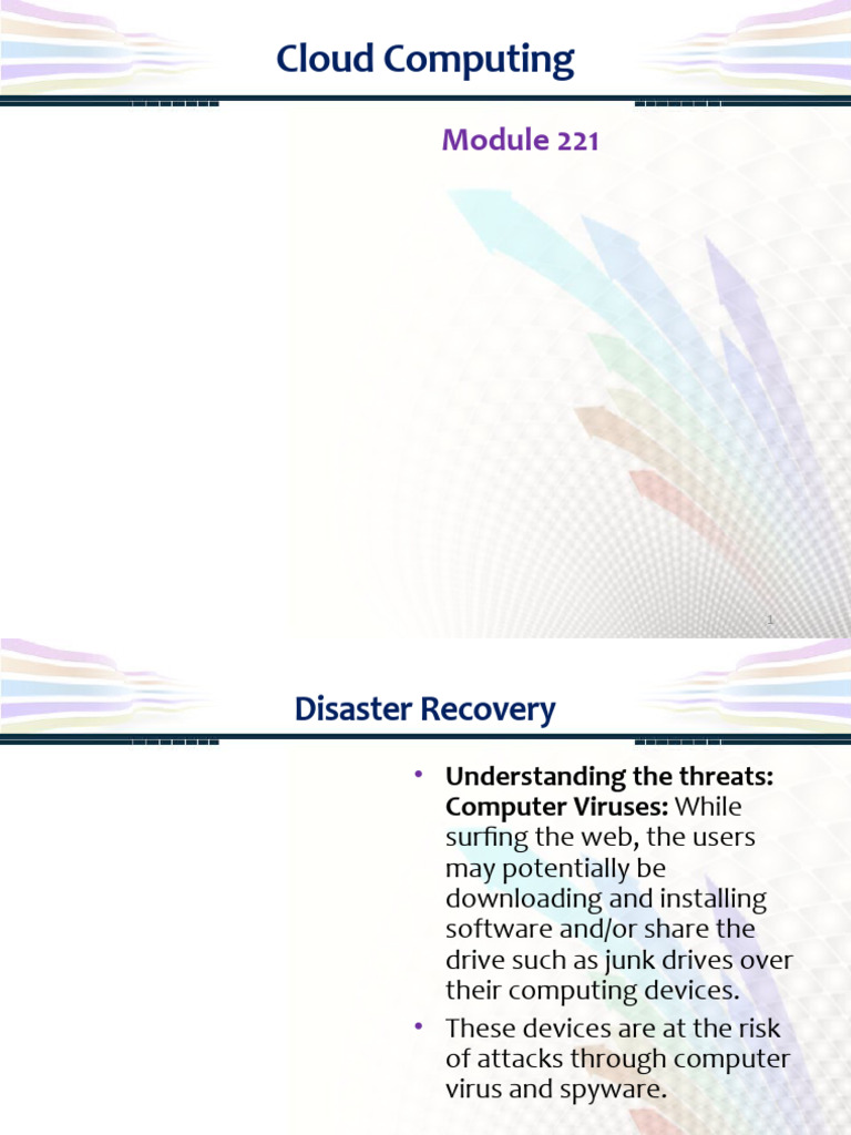 Module 221-227 | PDF | Cloud Computing | Computer Virus