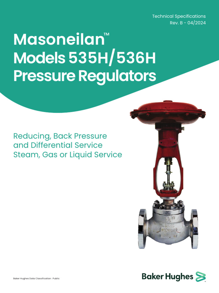 535H Masoneilan | PDF | Gas Technologies | Gases