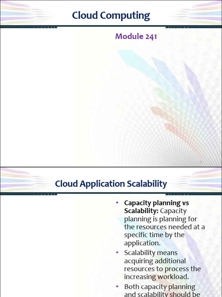 Module 241-249 | PDF | Cloud Computing | Scalability