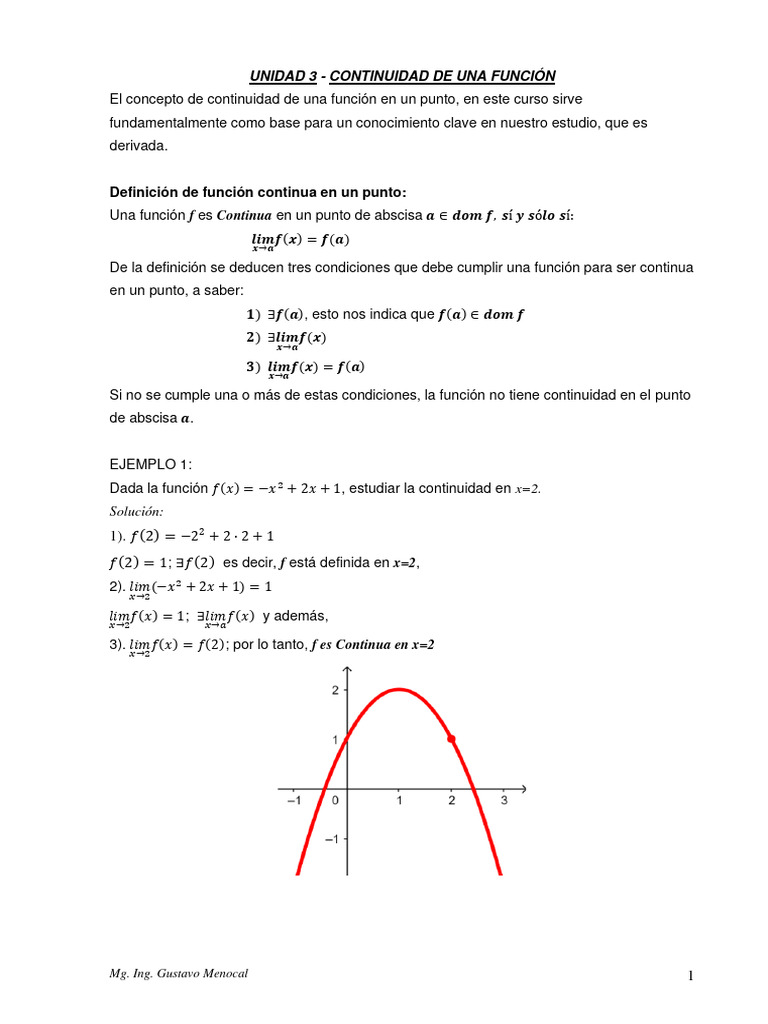 3 Continuidad GM 2024 | PDF | Función continua | Función (Matemáticas)