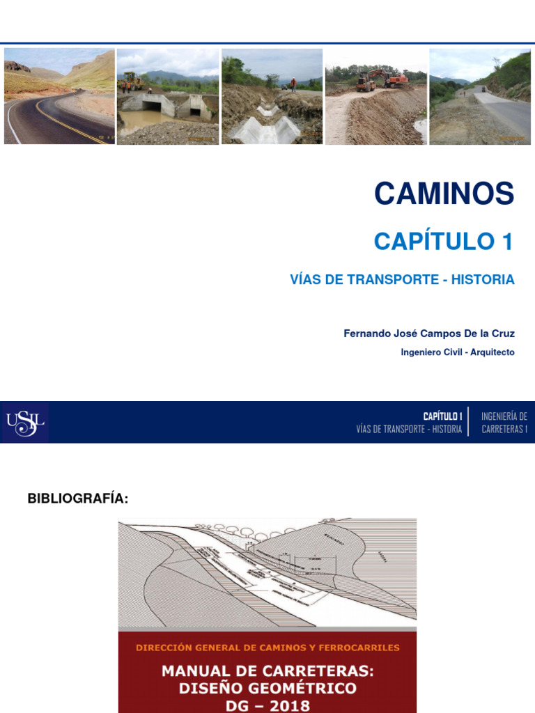 Caminos Semana 1 | PDF | Eje | La carretera