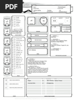 Pathfinder 1 Character Sheet | PDF