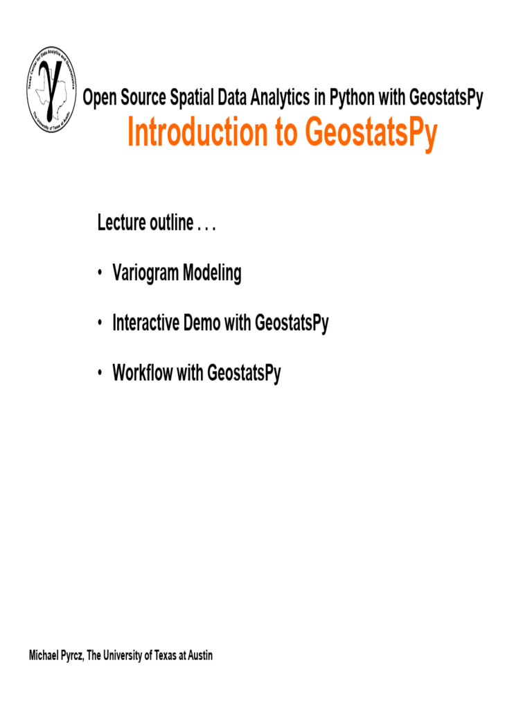 02 IntroGeostatsPy Variogram Modeling | PDF | Spatial Analysis | Scientific Method