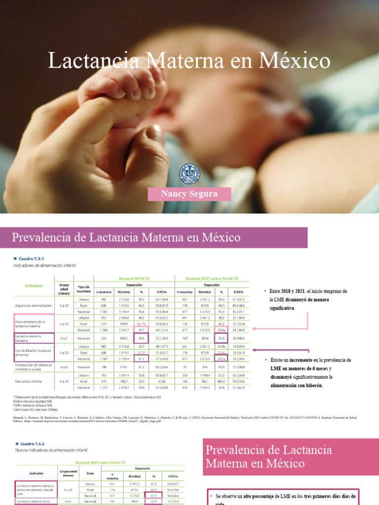 LME - Nancy Segura | PDF | Amamantamiento | México