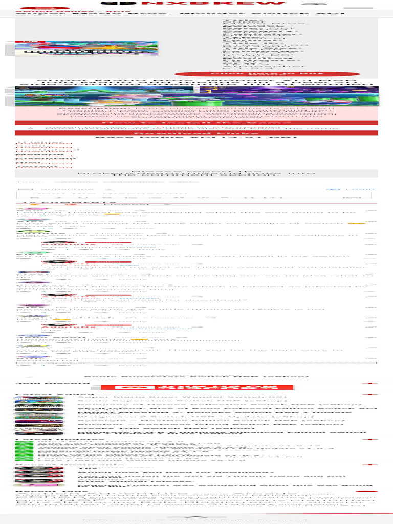 Super Mario Bros. Wonder Switch XCI | PDF | Video Games | Gaming