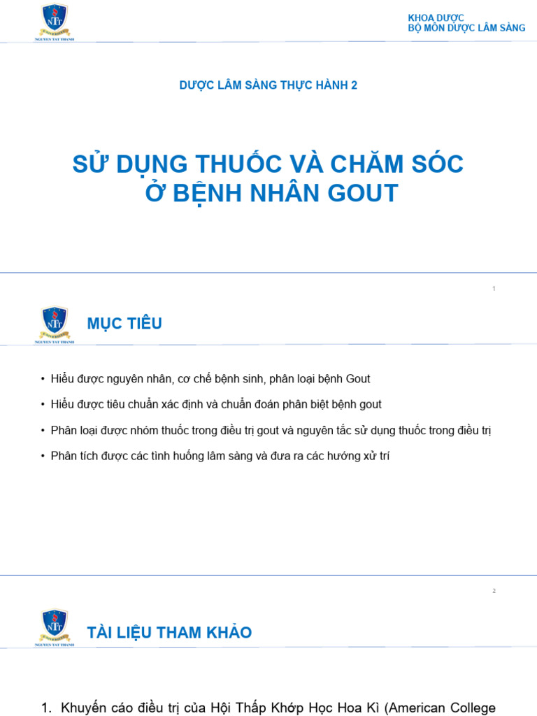 Buoi 3 Gout | PDF