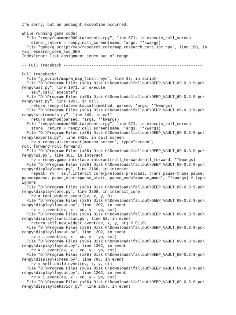 traceback | PDF | Software | Computer Hardware