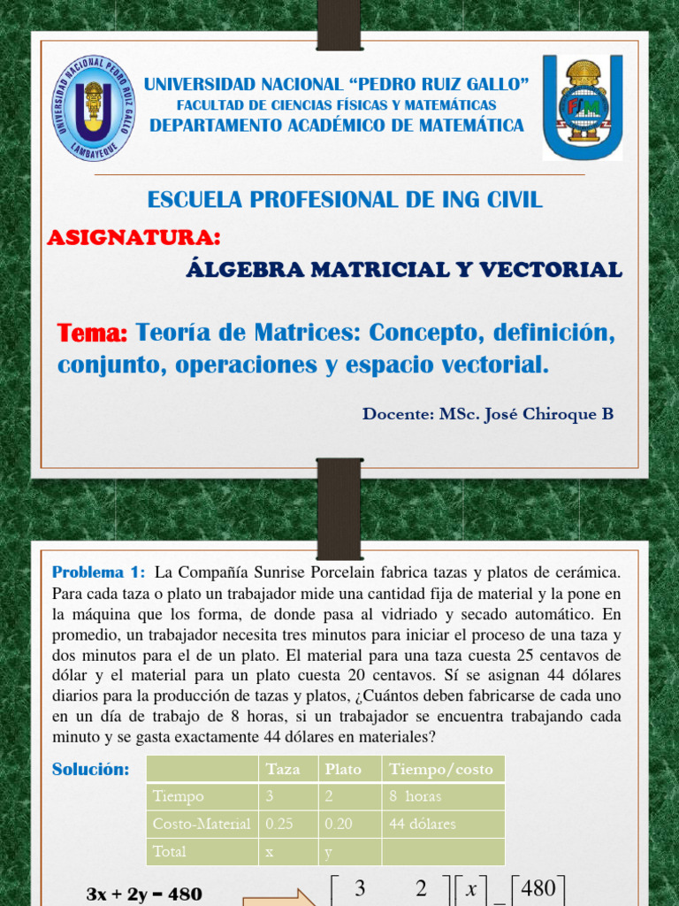 Matrices-Teoría-Aplicaciones | PDF | Espacio vectorial | Matriz ...