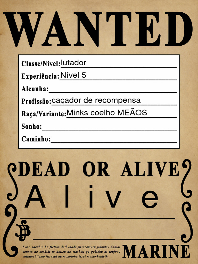 Ficha OP RPG Editavel3 | PDF