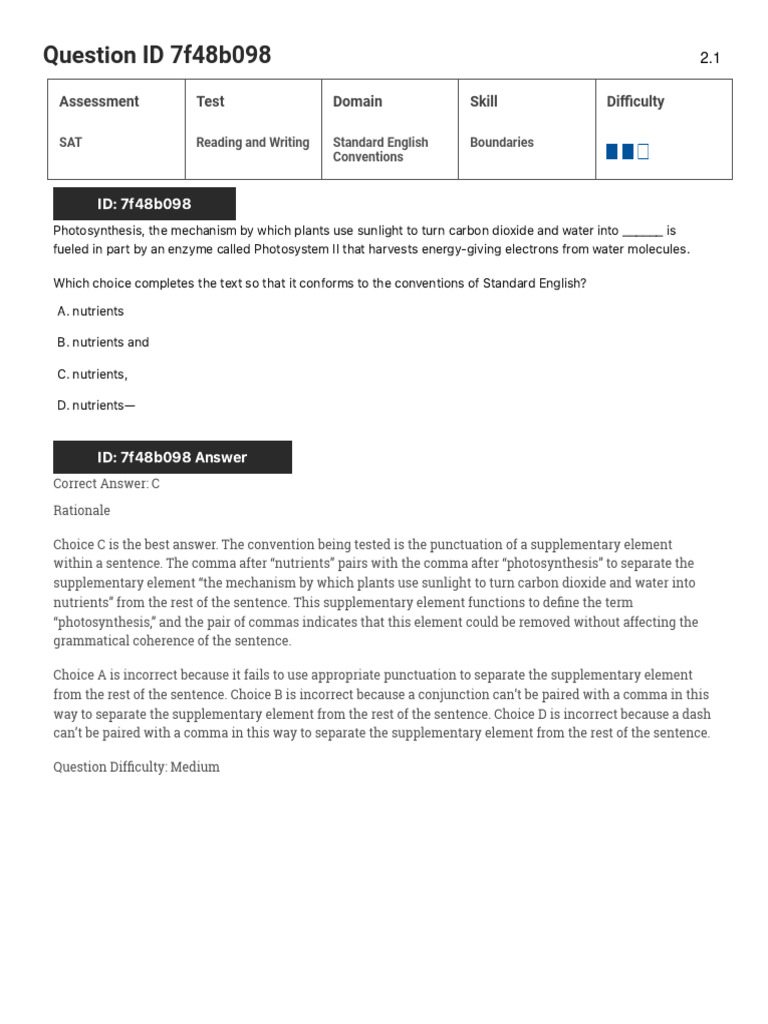 Boundaries (Level 2) Answer Key | PDF | Comma | Elisa
