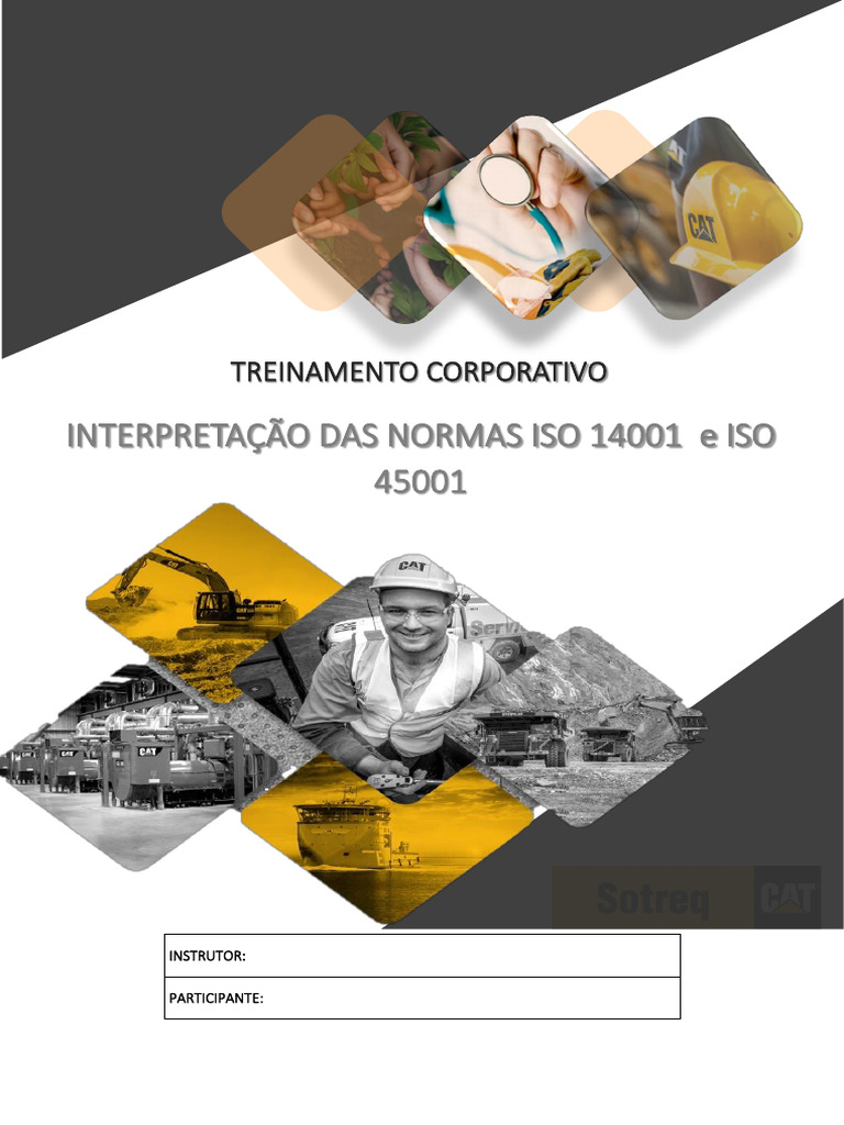 Interpretação das Normas ISO 14001 e 45001 | PDF | ISO 9000 | Fatores ...
