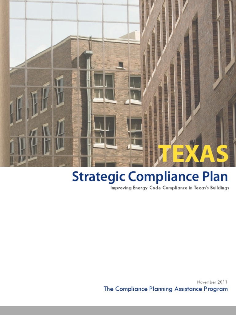 Texas Energy Code Compliance Plan | PDF | Business | Technology ...