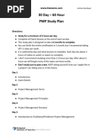 30-Day PMP Study Plan by Andrew Ramdayal | PDF | Project Management ...