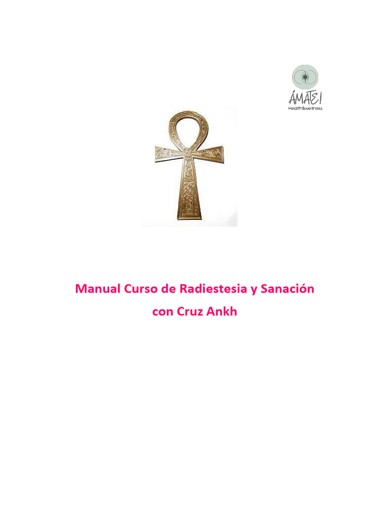 Manual Curso de Radiestesia y Sanación Cruz Ankh | PDF | Importar