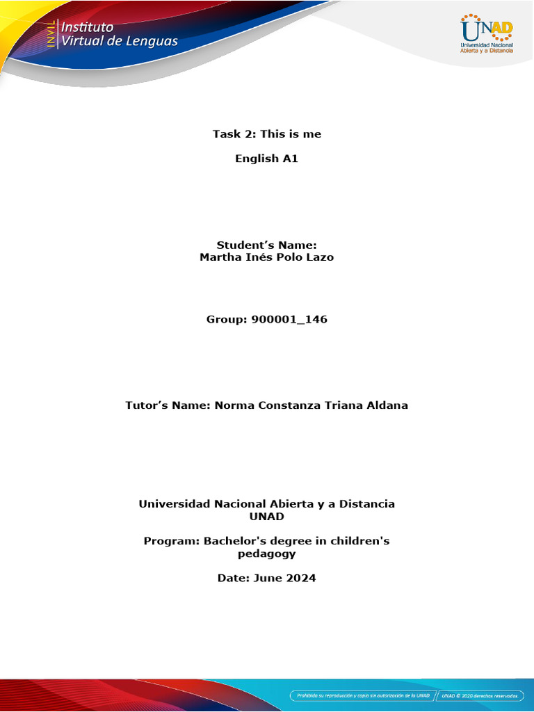 Anexo 1 - Plantilla de Entrega Task 2 | PDF | Home | Room