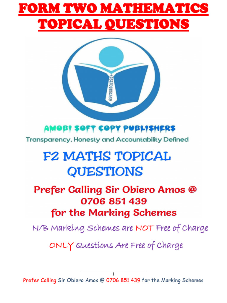 F2 Maths TQ | PDF | Area | Sphere